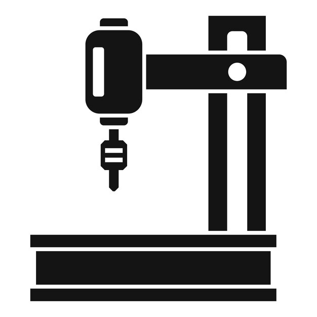 Premium Vector | Laser milling machine icon simple illustration of ... Premium Vector | Laser milling machine icon simple illustration of ...