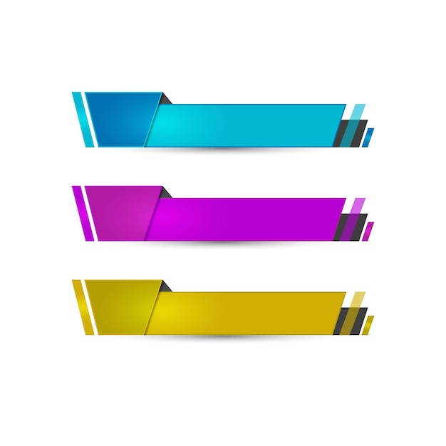Premium Vector | Latest Lower Third Banner Premium Vector | Latest Lower Third Banner