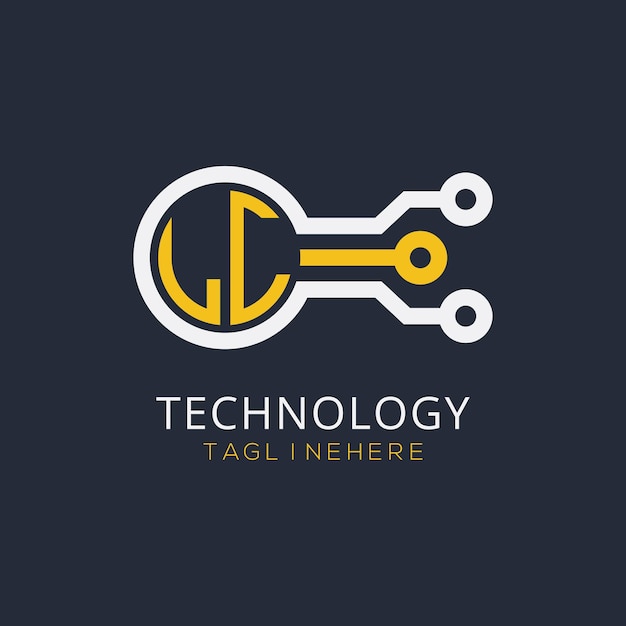 Premium Vector | LC initial monogram for technology logo with circle ... Premium Vector | LC initial monogram for technology logo with circle ...