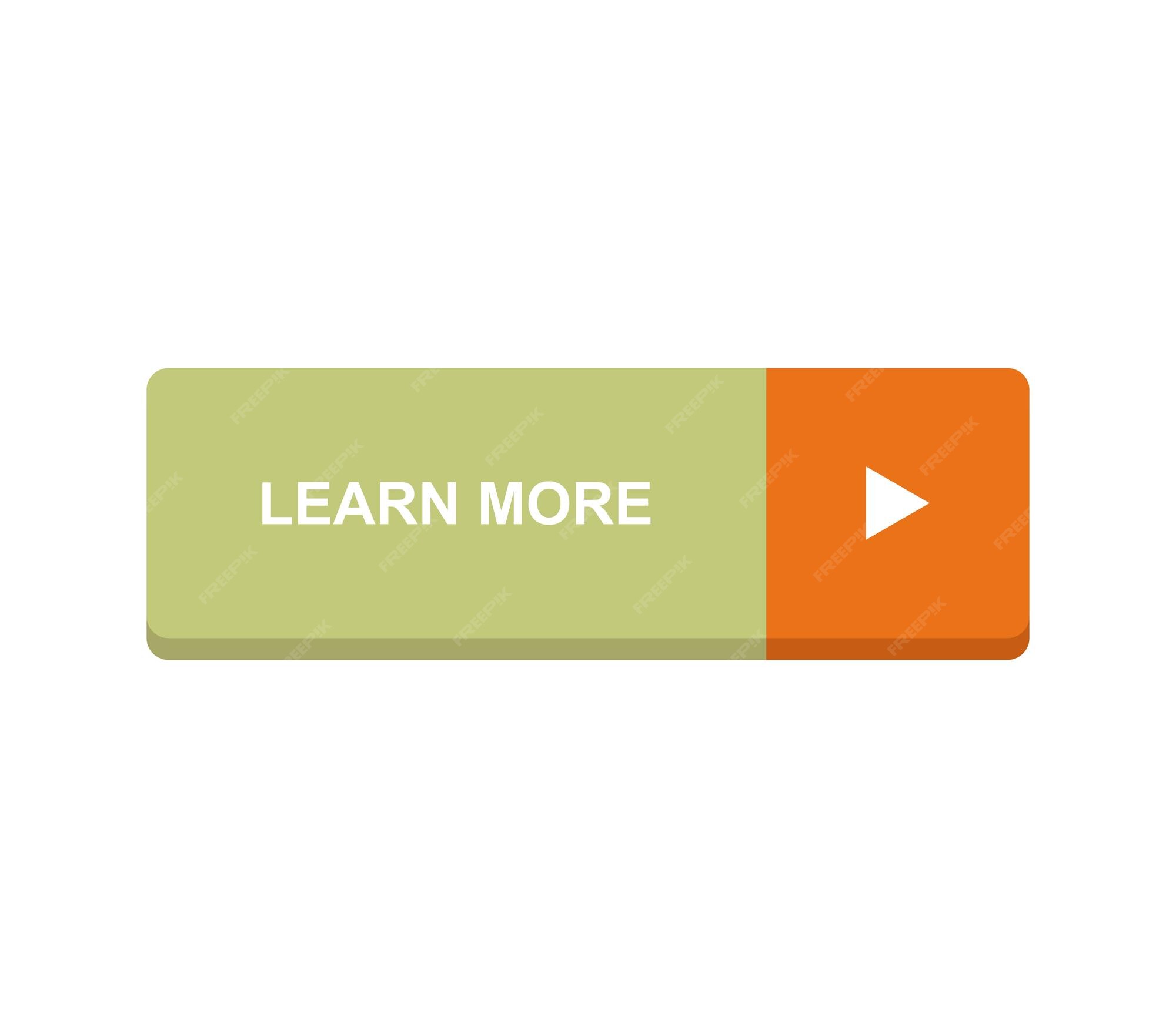 Premium Vector Learn More Button