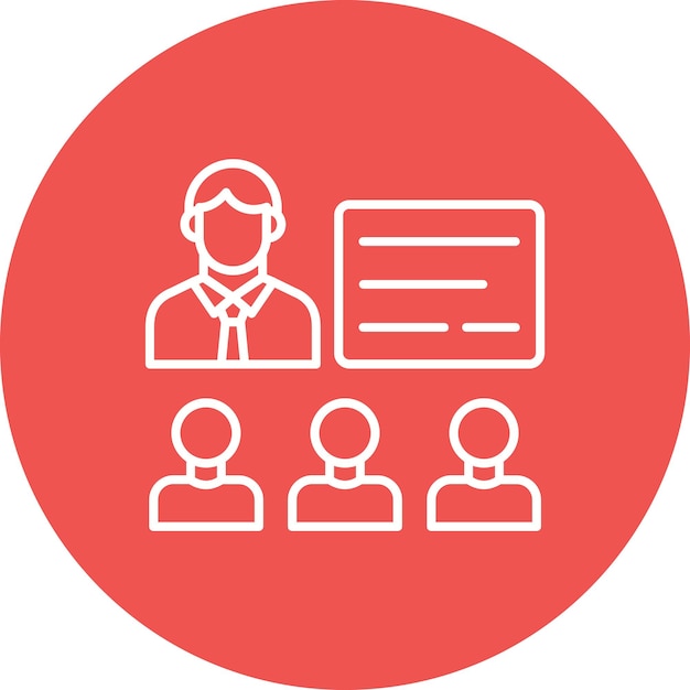 Premium Vector | Lecture Icon Premium Vector | Lecture Icon