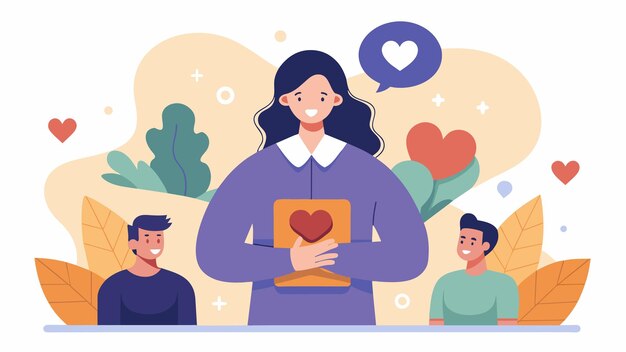 Premium Vector | A lecture on the importance of selfcompassion and ... Premium Vector | A lecture on the importance of selfcompassion and ...