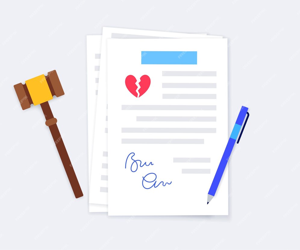 Premium Vector Legal Divorce Procedure