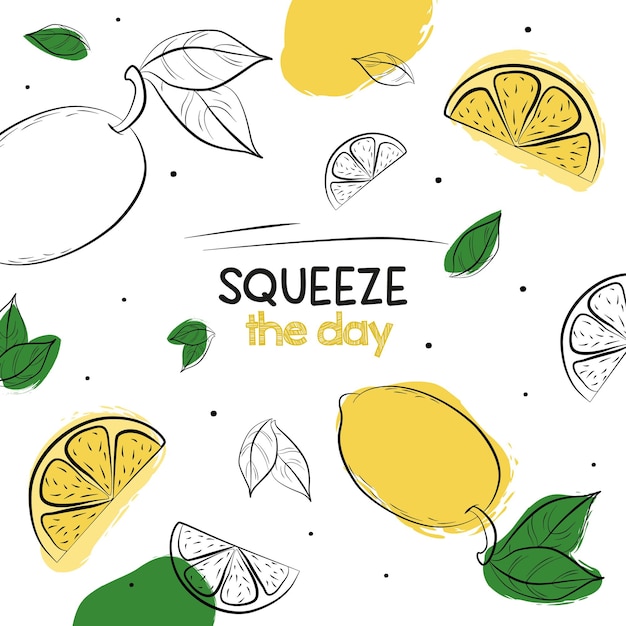 Premium Vector | Lemon hand-drawn illustration Premium Vector | Lemon hand-drawn illustration