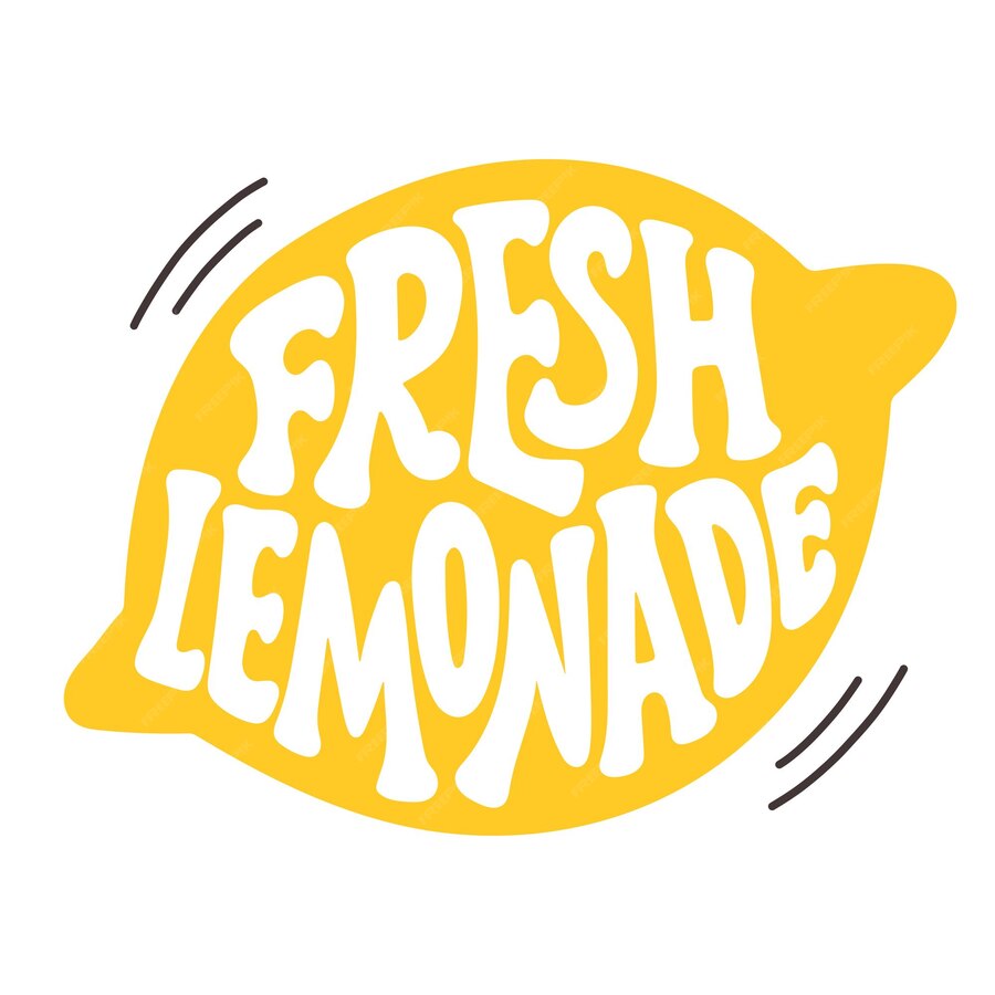Premium Vector | Lemonade lettering fresh lemonade in lemon silhouette ... Premium Vector | Lemonade lettering fresh lemonade in lemon silhouette ...