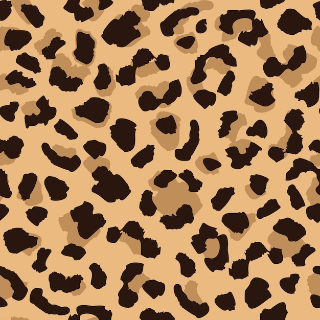 Premium Vector | Leopard skin seamless pattern texture Premium Vector | Leopard skin seamless pattern texture