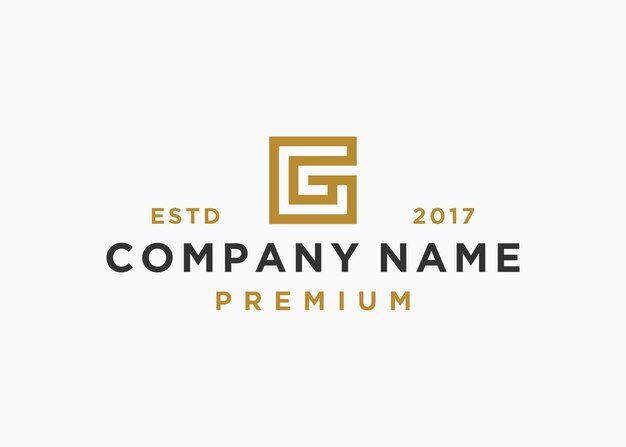 Premium Vector | Letter g square logo design vector illustration template Premium Vector | Letter g square logo design vector illustration template