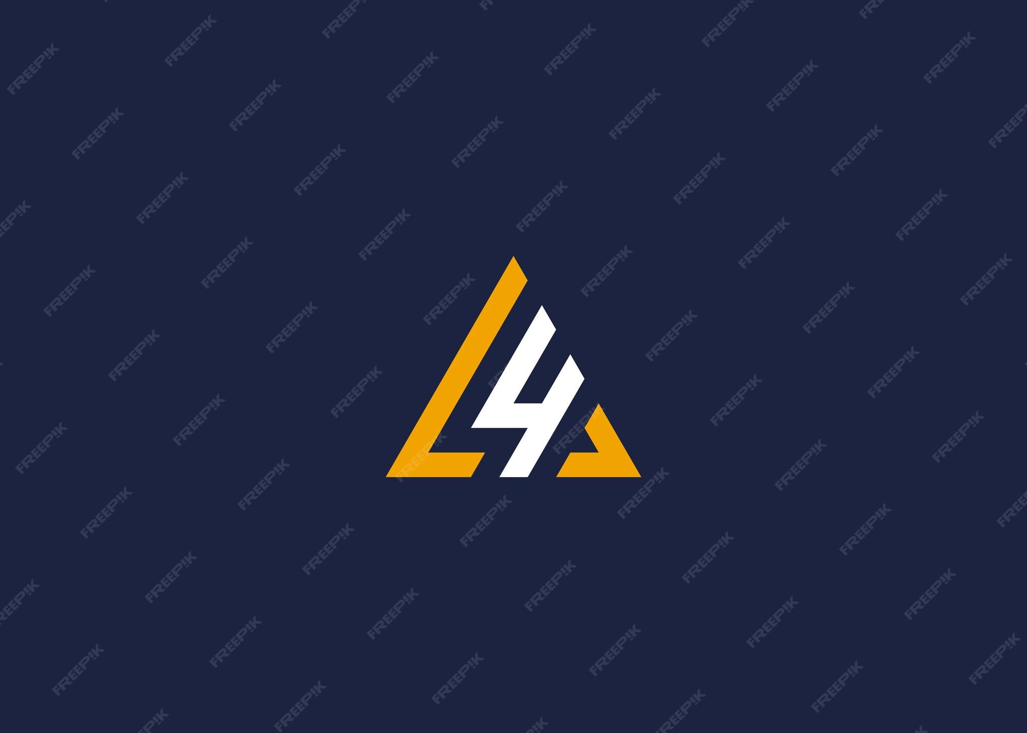 Premium Vector | Letter l with number 4 logo icon design vector design ... Premium Vector | Letter l with number 4 logo icon design vector design ...