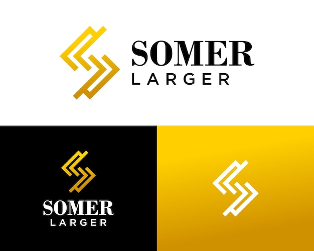 Premium Vector | Letter sl monogram luxury geometric simple logo design Premium Vector | Letter sl monogram luxury geometric simple logo design