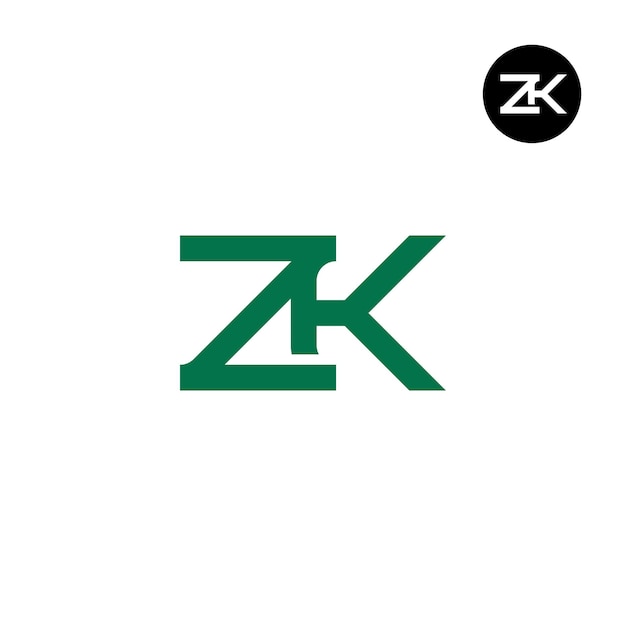 Premium Vector | Letter ZK Monogram Logo Design Premium Vector | Letter ZK Monogram Logo Design