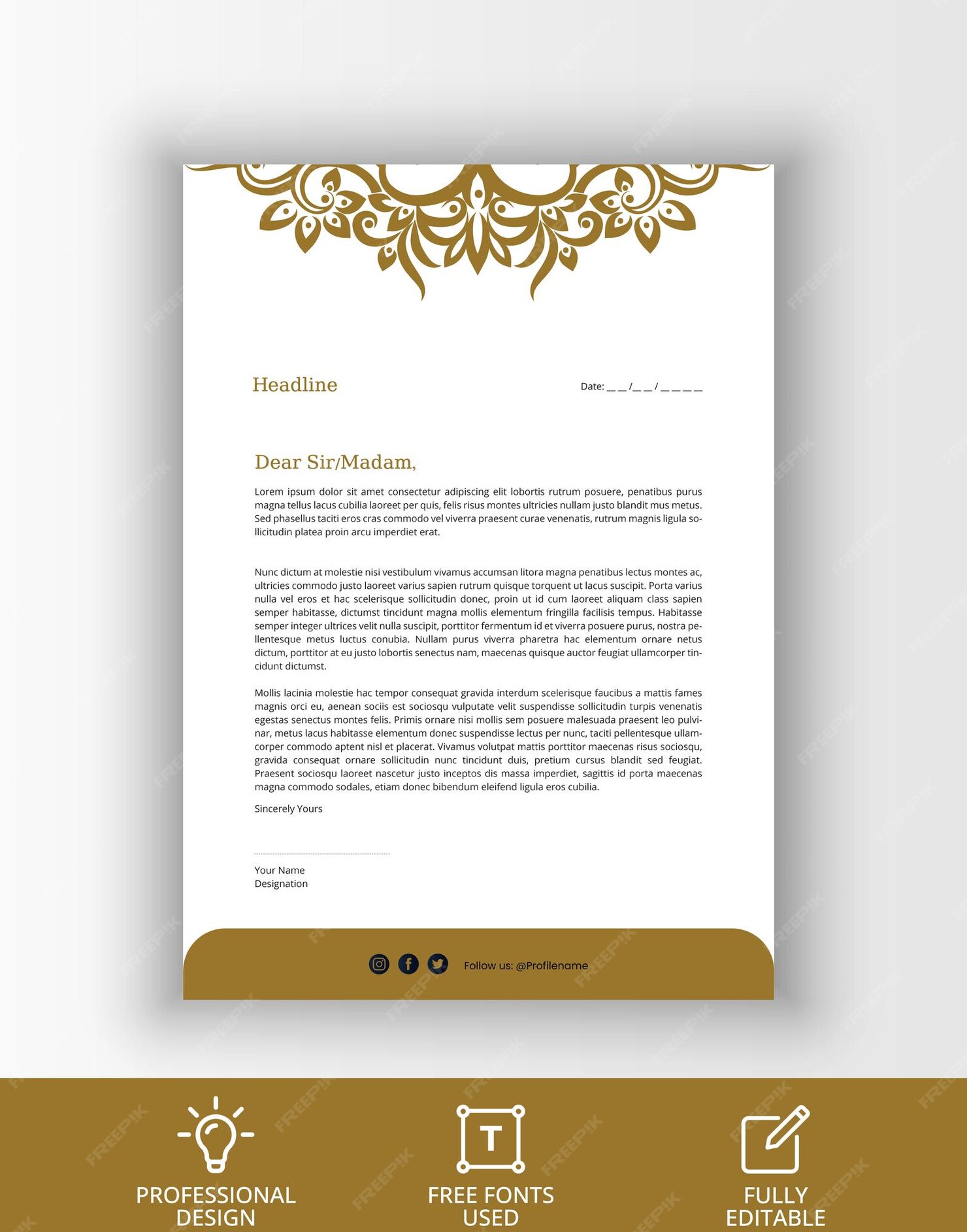Premium Vector | Letterhead Mastery Elevating Business Correspondence Premium Vector | Letterhead Mastery Elevating Business Correspondence