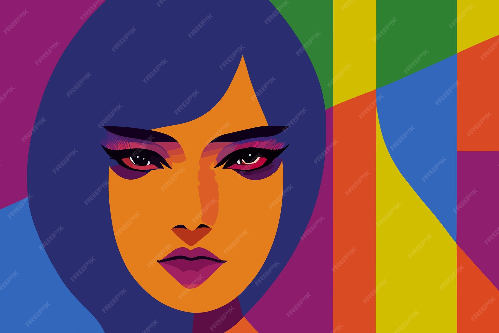 Premium Vector Lgbt Girl Tolerance Stands Support Lgbtq Community