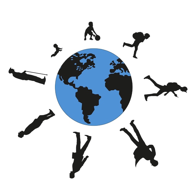Premium Vector | Life cycle and aging process the cycle of a man's life ... Premium Vector | Life cycle and aging process the cycle of a man's life ...