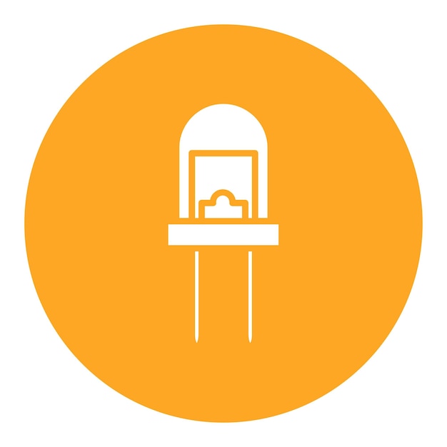 Premium Vector | Light Emitting Diode Icon Premium Vector | Light Emitting Diode Icon