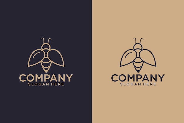 Premium Vector | Line art logo wasp Premium Vector | Line art logo wasp