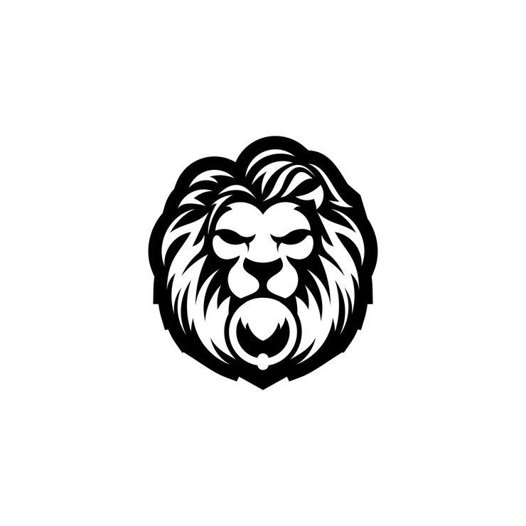 Premium Vector | Lion head shield logo icon royal gold crown badge symbol Premium Vector | Lion head shield logo icon royal gold crown badge symbol