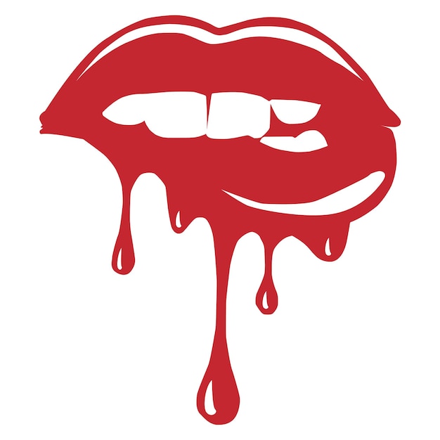 Premium Vector Lips Vector Illustration