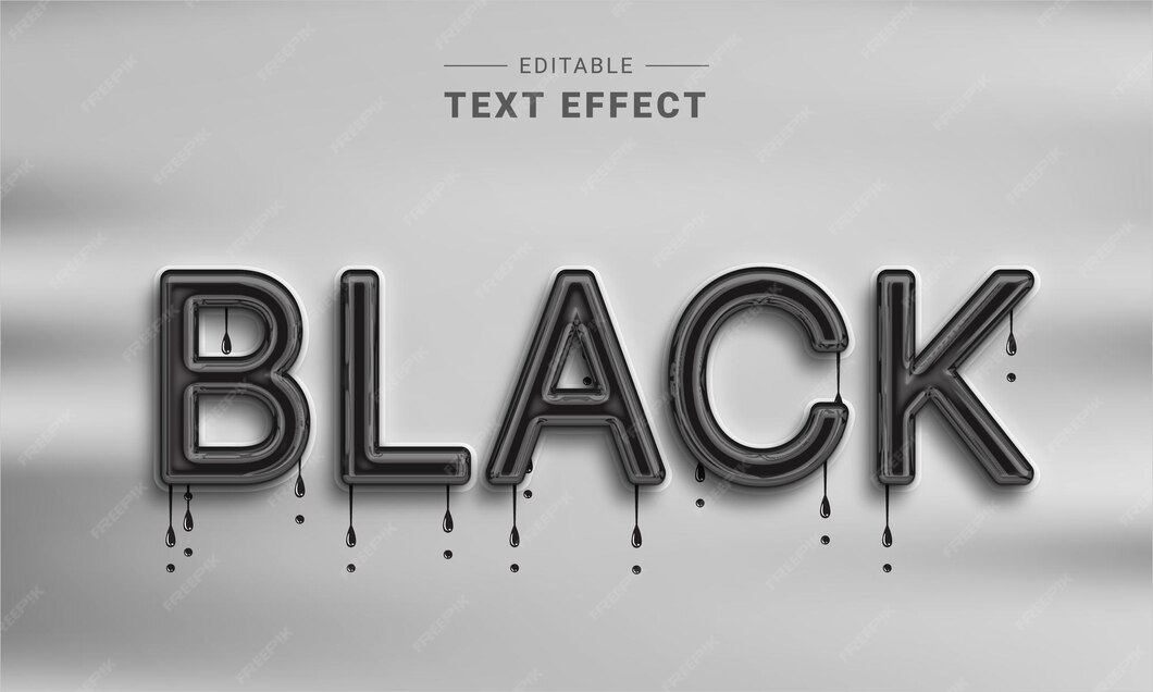 Premium Vector | Liquid text effect generator Premium Vector | Liquid text effect generator