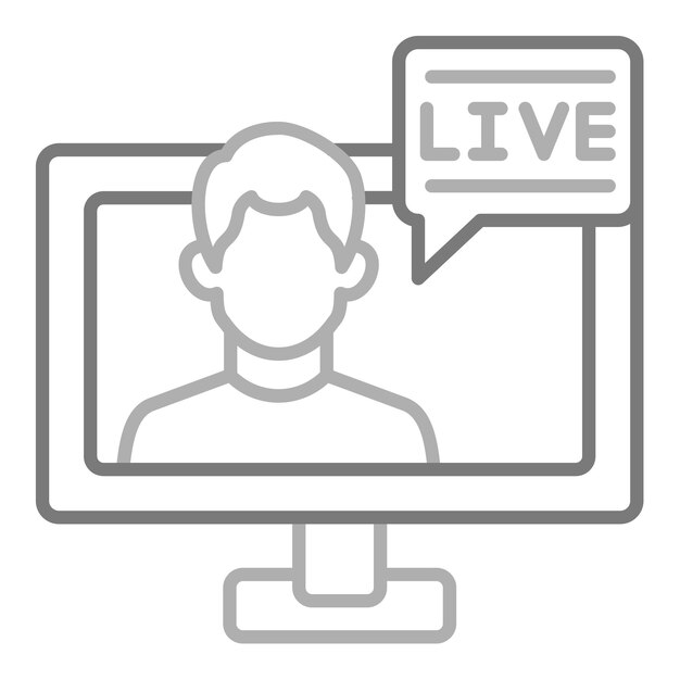 Premium Vector | Live Stream Icon Premium Vector | Live Stream Icon