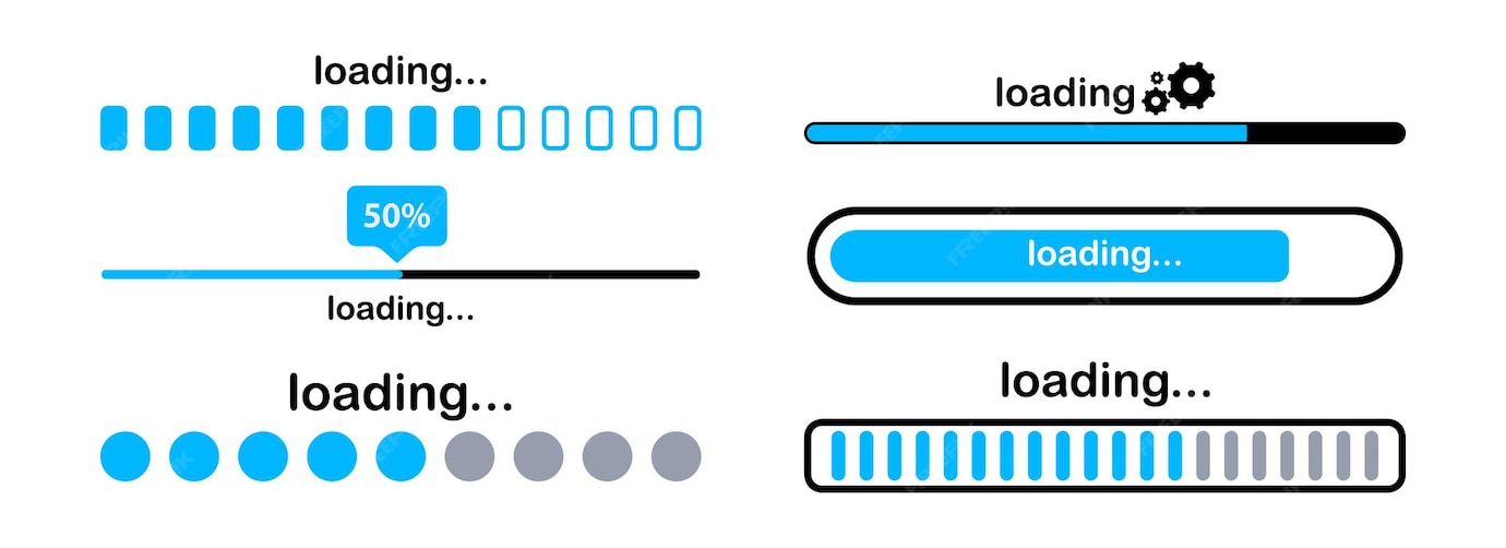 Premium Vector | Loading bar loading or installing process load sign system software update and ...