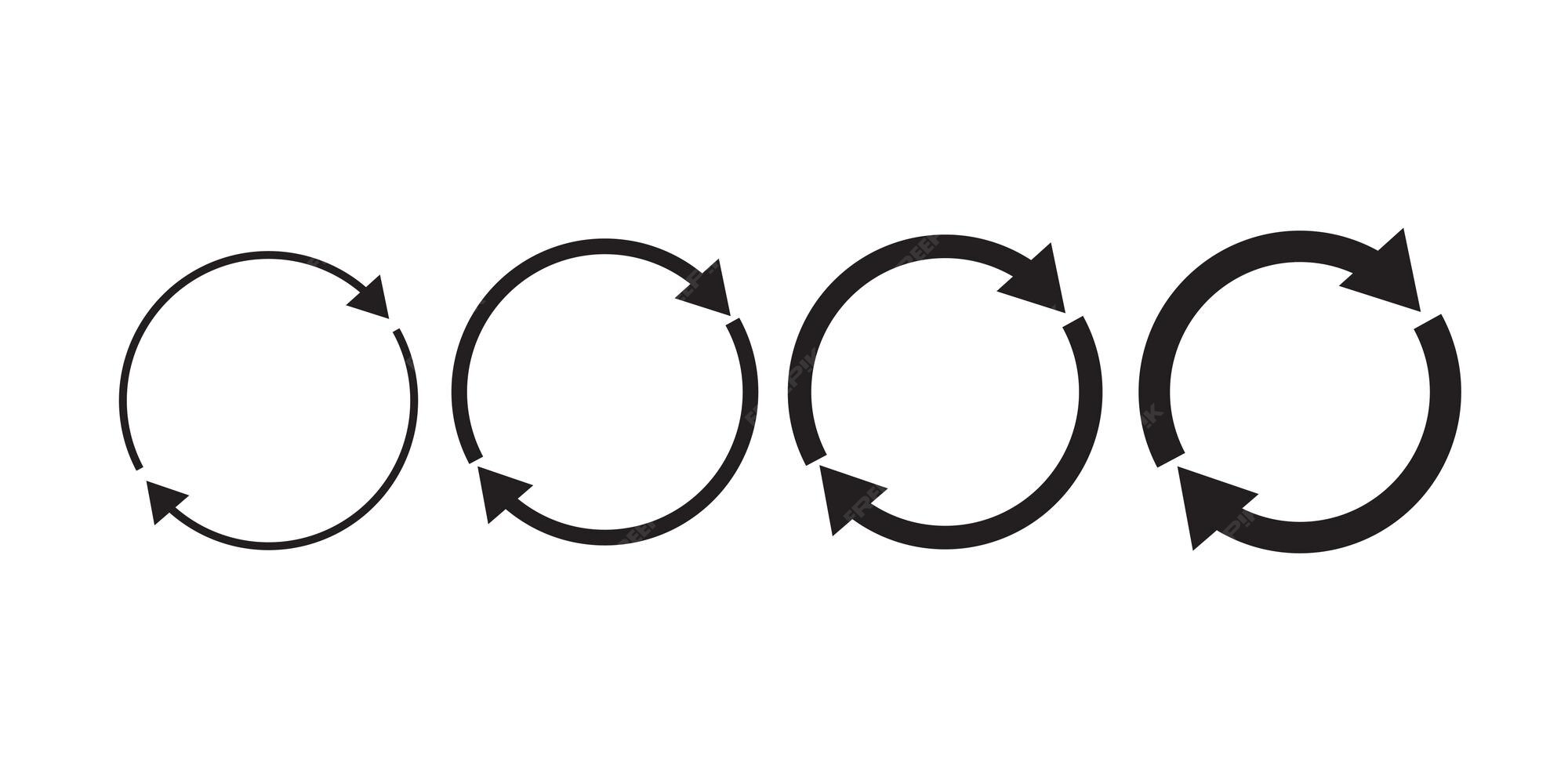 Premium Vector | Loading status icons Round progress Bar buffer and load symbols set Preloader ...