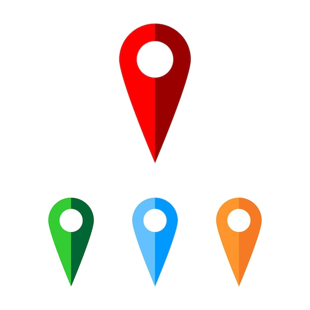 Premium Vector | Location icon vector flat location icon vector set on ... Premium Vector | Location icon vector flat location icon vector set on ...