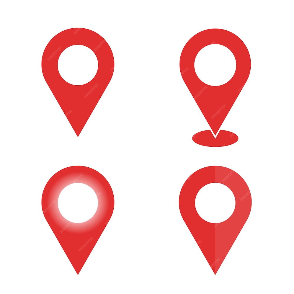 Premium Vector | Location pin multiple styles set vector you are here ...