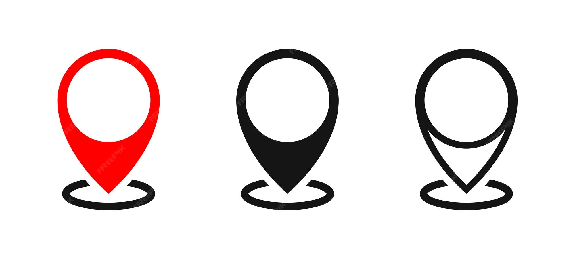 Premium Vector | Location pointer icon set Vector graphic Premium Vector | Location pointer icon set Vector graphic