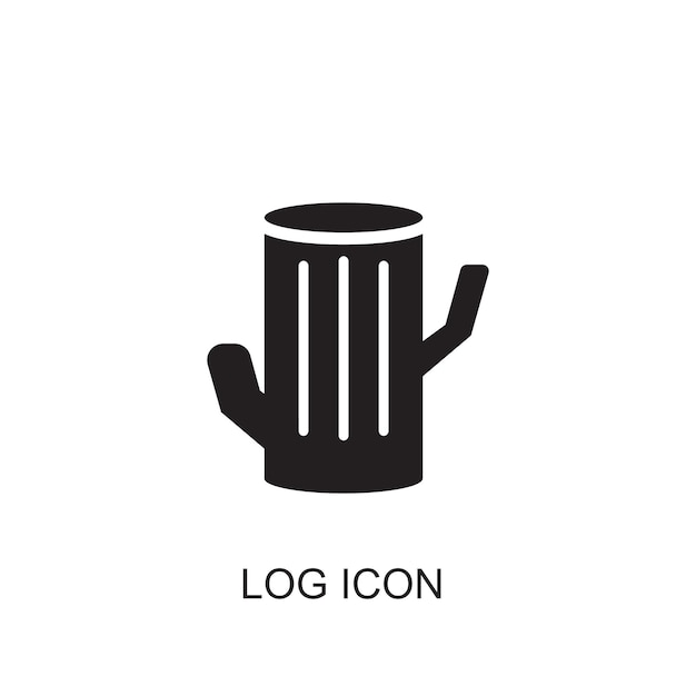 Premium Vector | Log vector icon icon Premium Vector | Log vector icon icon