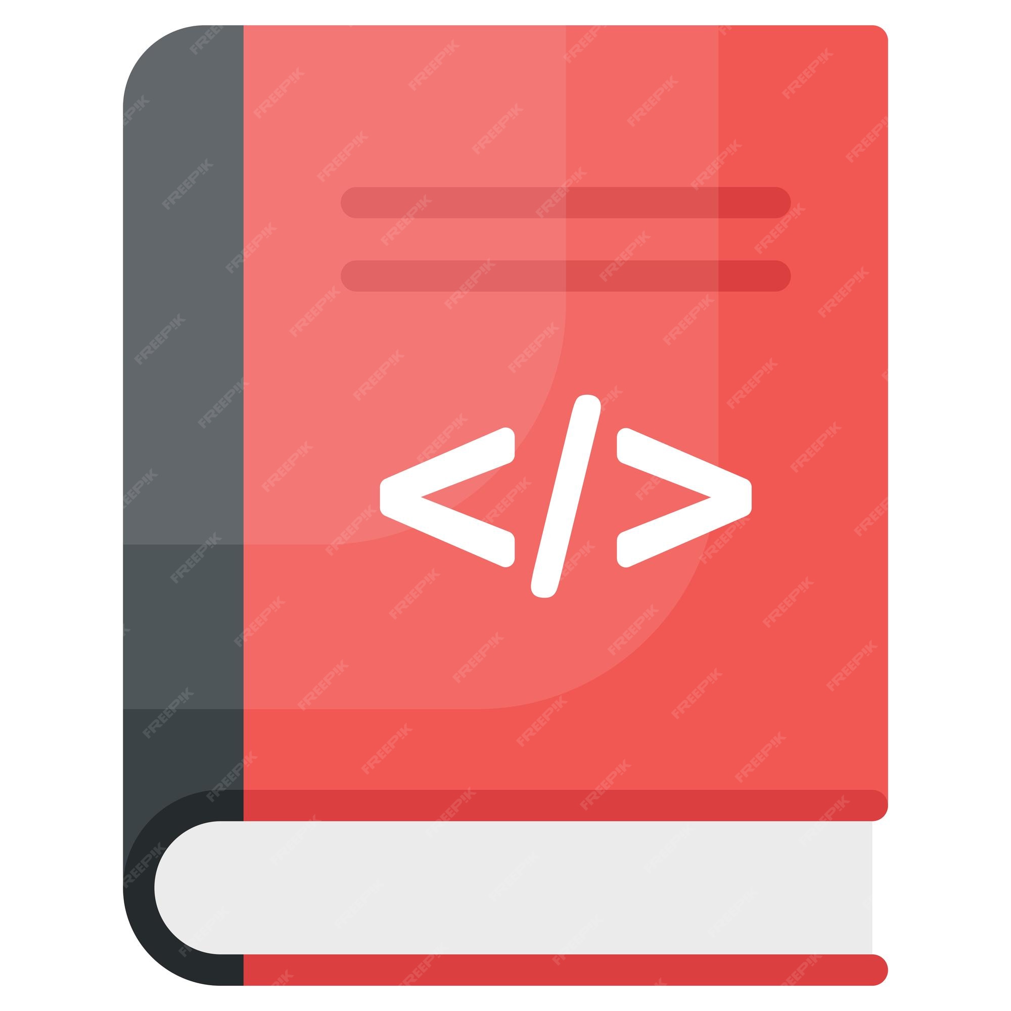 Premium Vector | The logic handbook concept computer language book vector design software and ...