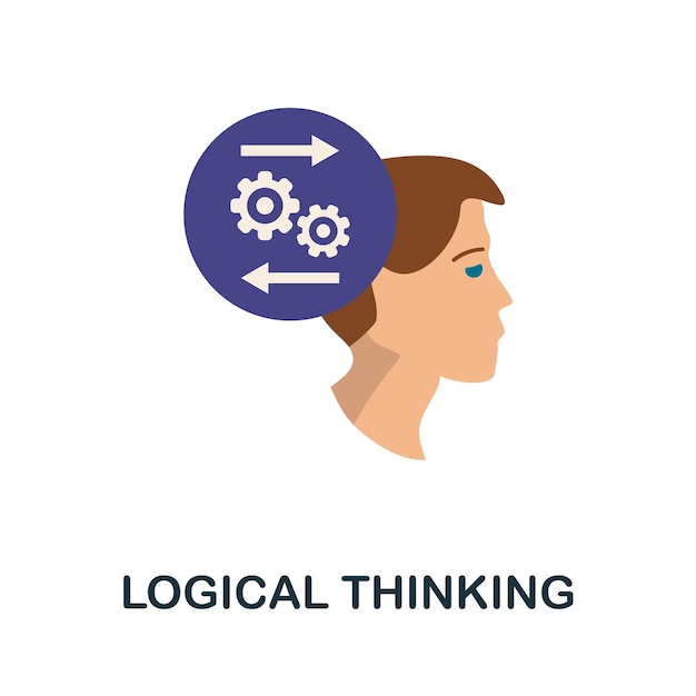 Premium Vector Logical Thinking Icon Simple Element From Personality