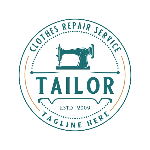 Premium Vector | Logo design sewing emblem. old sewing machine concept ... Premium Vector | Logo design sewing emblem. old sewing machine concept ...