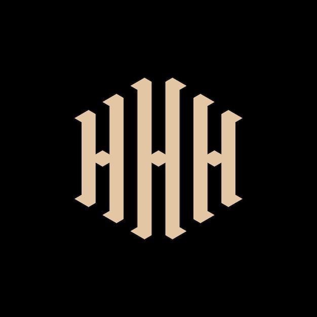 Premium Vector | Logo initials triple h pentagon Premium Vector | Logo initials triple h pentagon