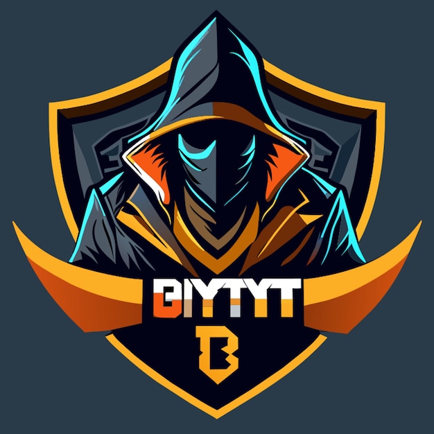 A logo with an hacker that is hacking for an ethical hacker team called ...