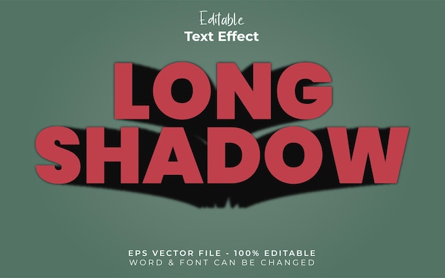 Premium Vector | Long shadow text effect style Editable text effect ... Premium Vector | Long shadow text effect style Editable text effect ...
