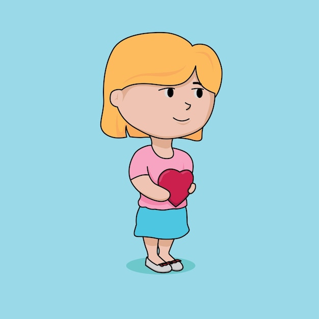 Premium Vector Lovely Girl