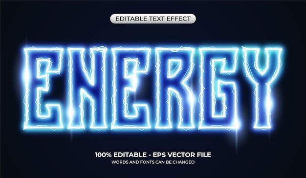 Premium Vector | Luminous energy text effect editable highvoltage text ... Premium Vector | Luminous energy text effect editable highvoltage text ...