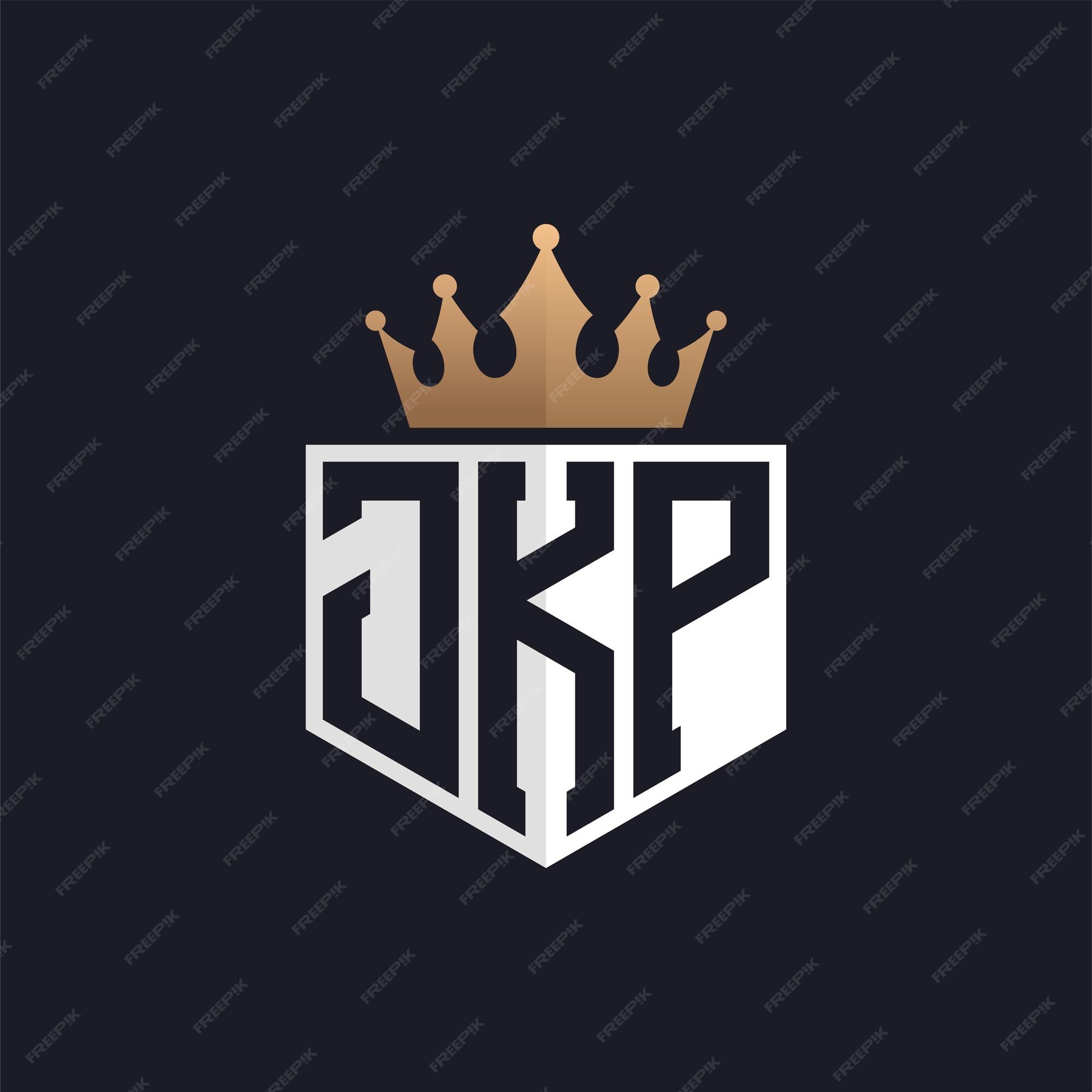 Premium Vector Luxury Jkp Logo With Crown Elegant Initials Jkp Letter Logo For Exclusive