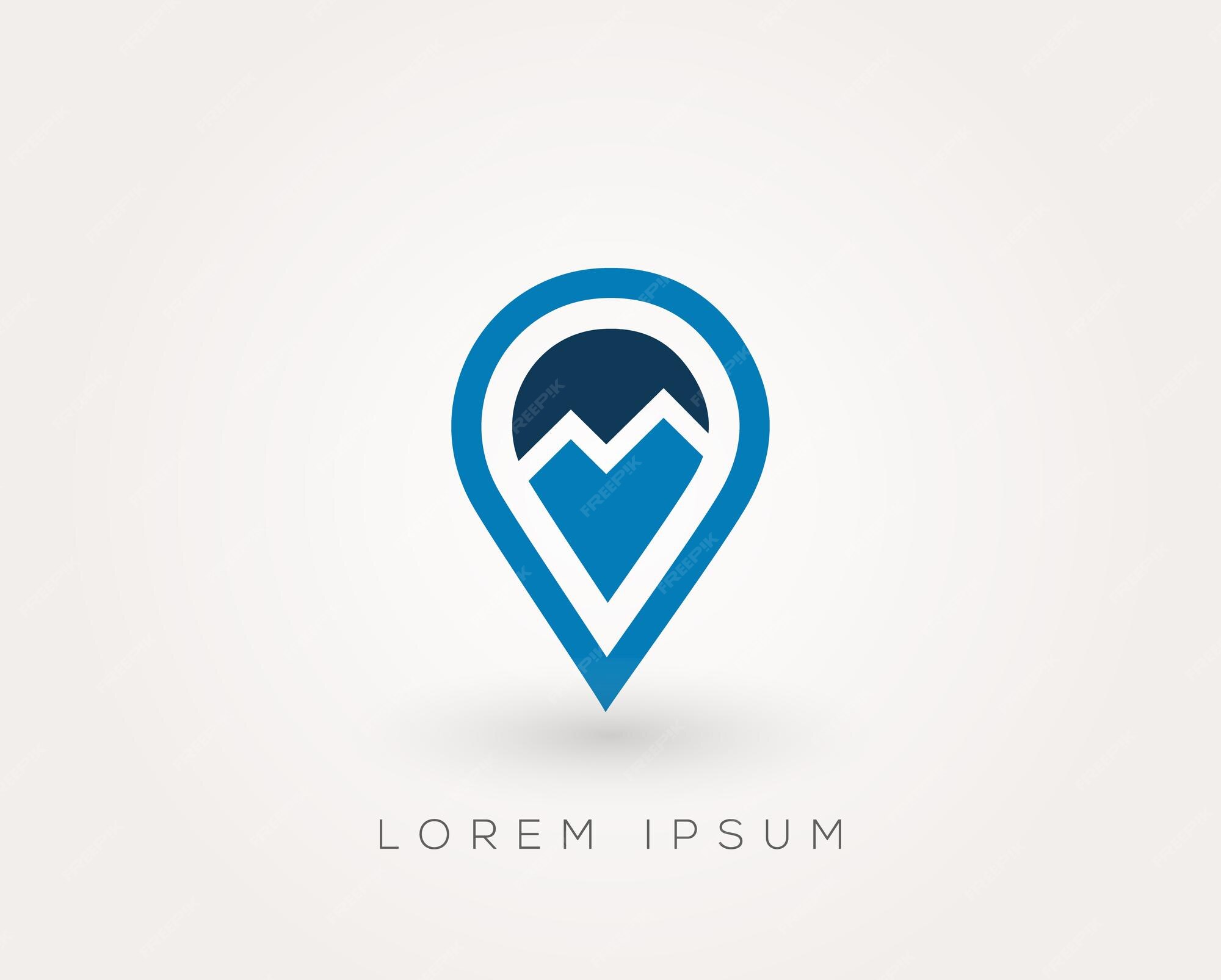 Premium Vector | M letter location icon vector design Premium Vector | M letter location icon vector design