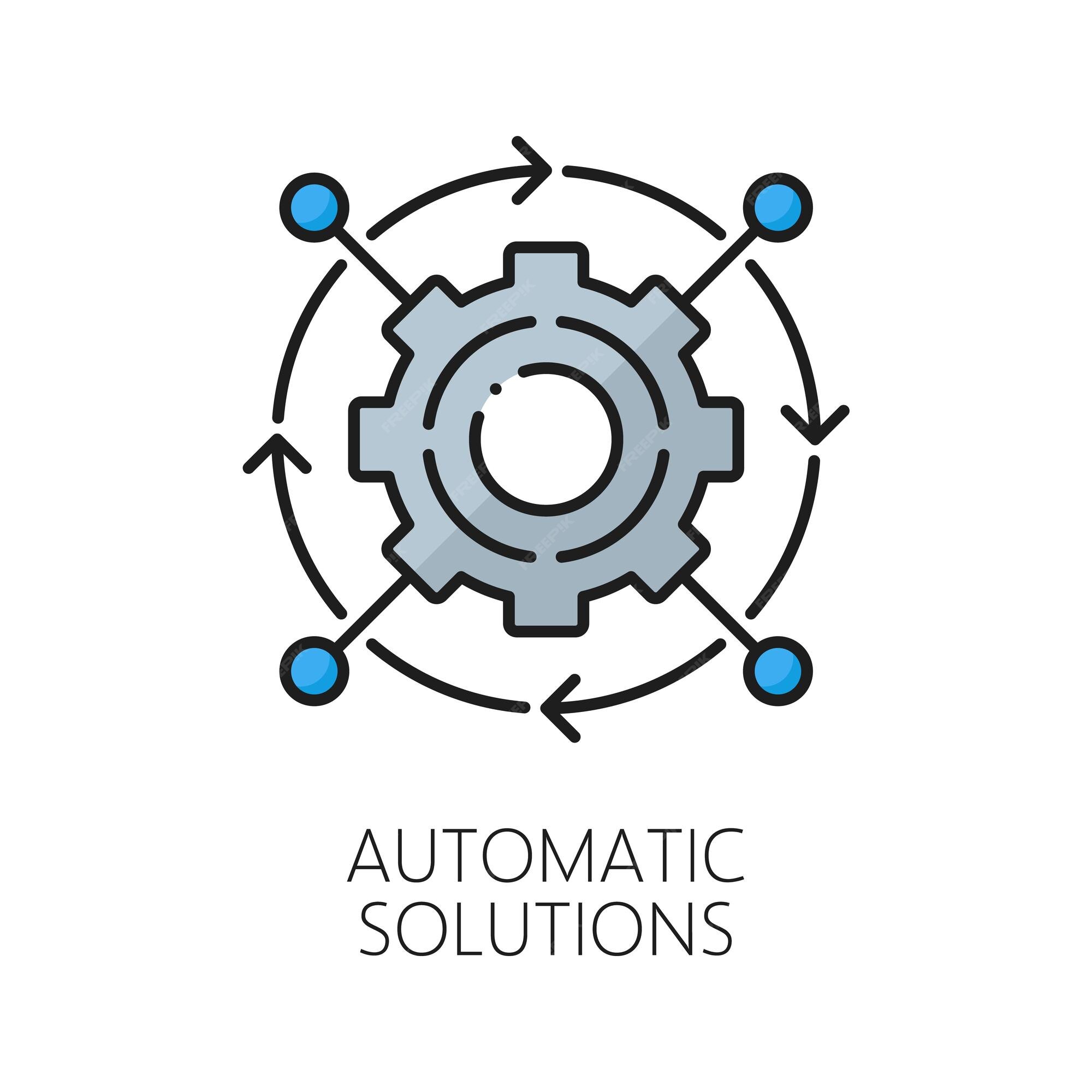 Premium Vector | Machine learning line icon of automatic solutions Premium Vector | Machine learning line icon of automatic solutions