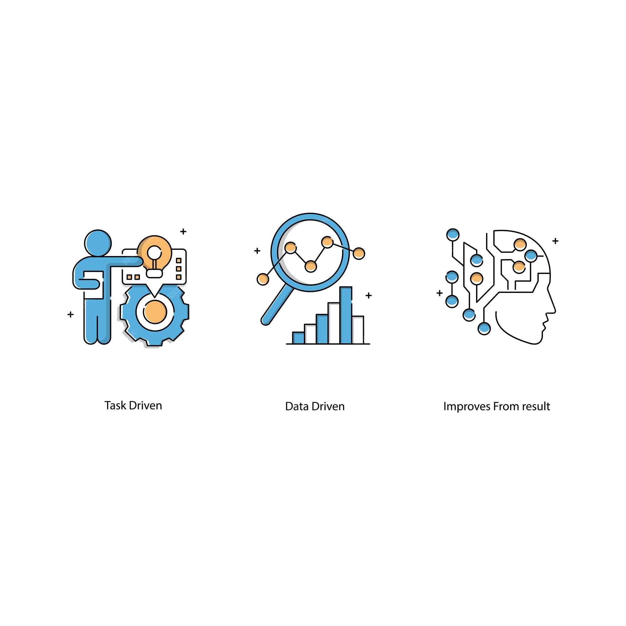 Premium Vector | Machine Learning Technologies Vector Icons with ...