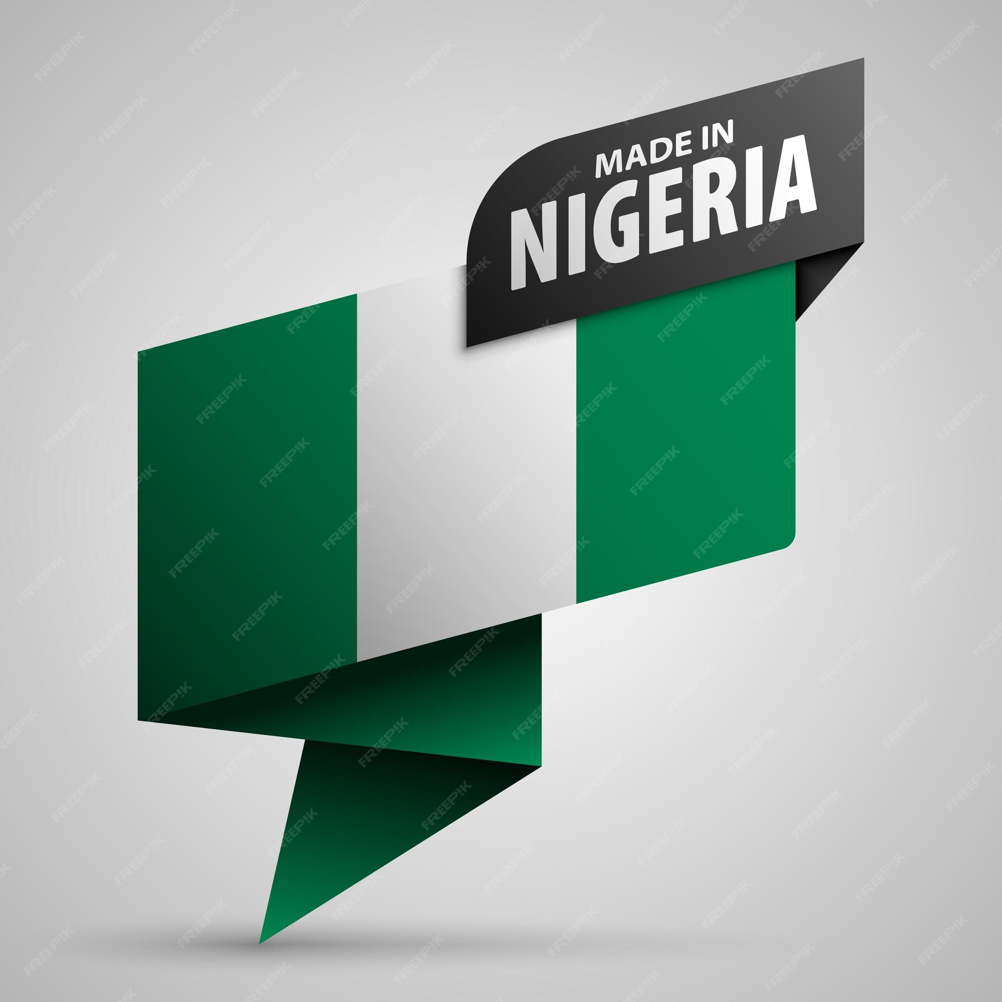 Premium Vector | Made in Nigeria graphic and label Premium Vector | Made in Nigeria graphic and label