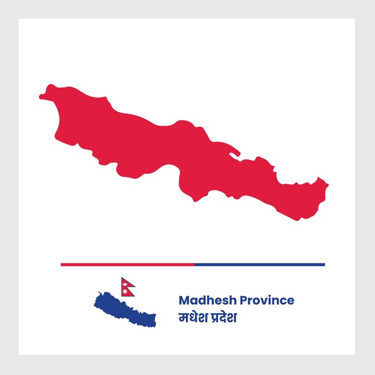 Premium Vector | Madhesh province map vector nepal Premium Vector | Madhesh province map vector nepal