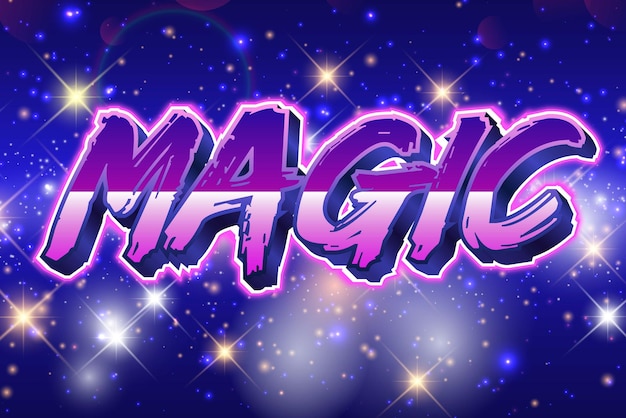 Premium Vector | Magic trick sparkling text logo typograph editable ... Premium Vector | Magic trick sparkling text logo typograph editable ...