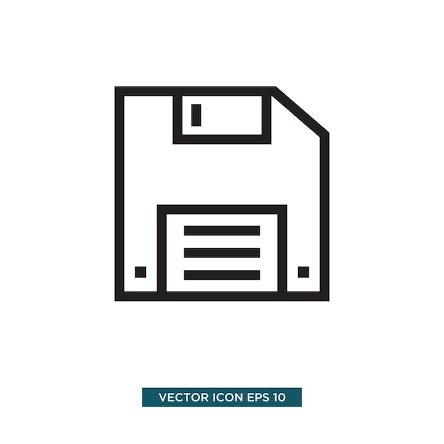 Premium Vector | Magnetic floppy disc save icon Premium Vector | Magnetic floppy disc save icon