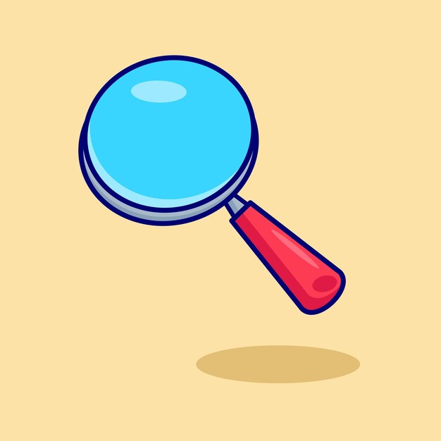 Premium Vector | Magnifying glass vector flat icon flat design Premium Vector | Magnifying glass vector flat icon flat design