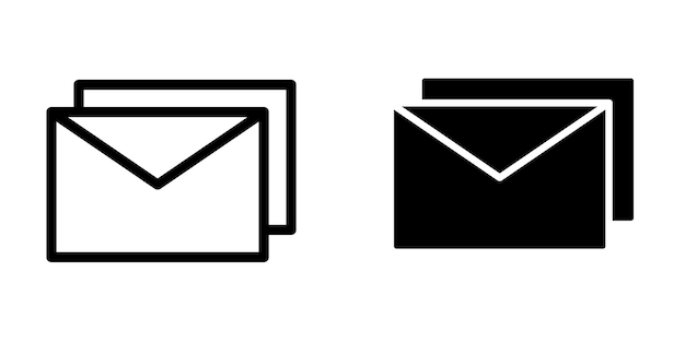 Premium Vector | Mail icon set email icon vector Email icon Envelope ... Premium Vector | Mail icon set email icon vector Email icon Envelope ...
