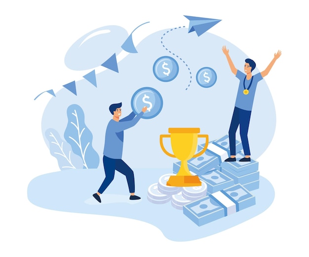 Premium Vector | Making profit abstract concept vector illustration ... Premium Vector | Making profit abstract concept vector illustration ...