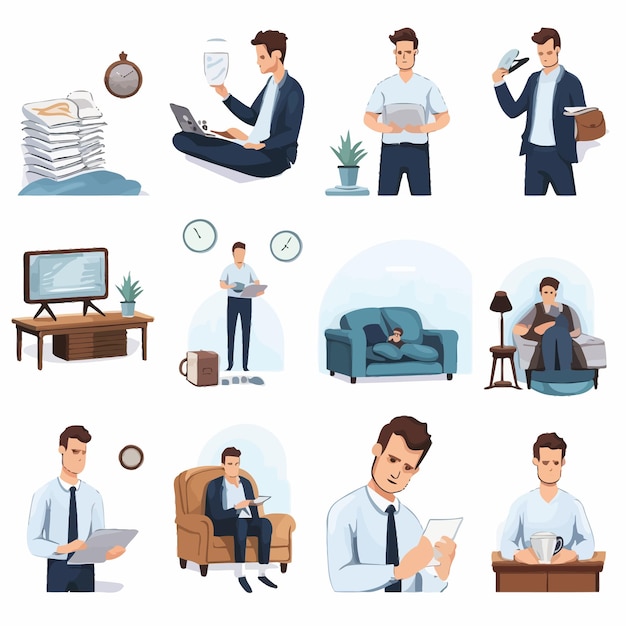 Man_Daily_Routine_Icons_vector | Premium AI-generated vector Man_Daily_Routine_Icons_vector | Premium AI-generated vector