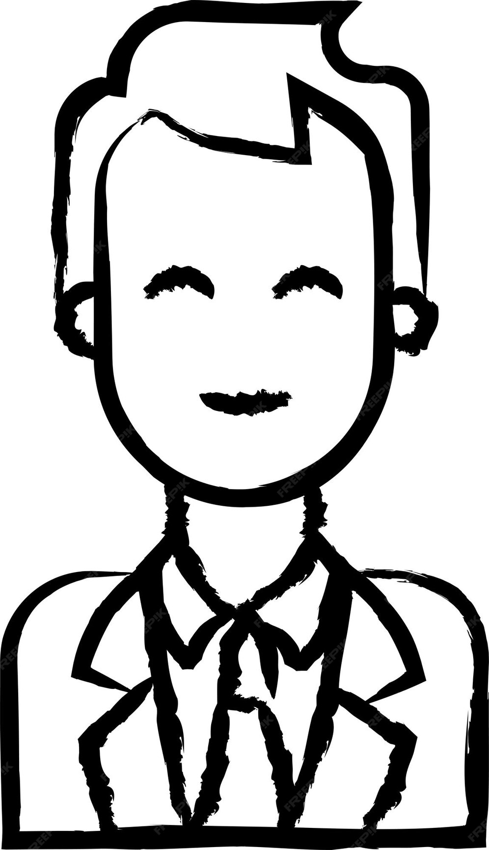 Premium Vector | Man male avatar hand drawn vector illustration Premium Vector | Man male avatar hand drawn vector illustration
